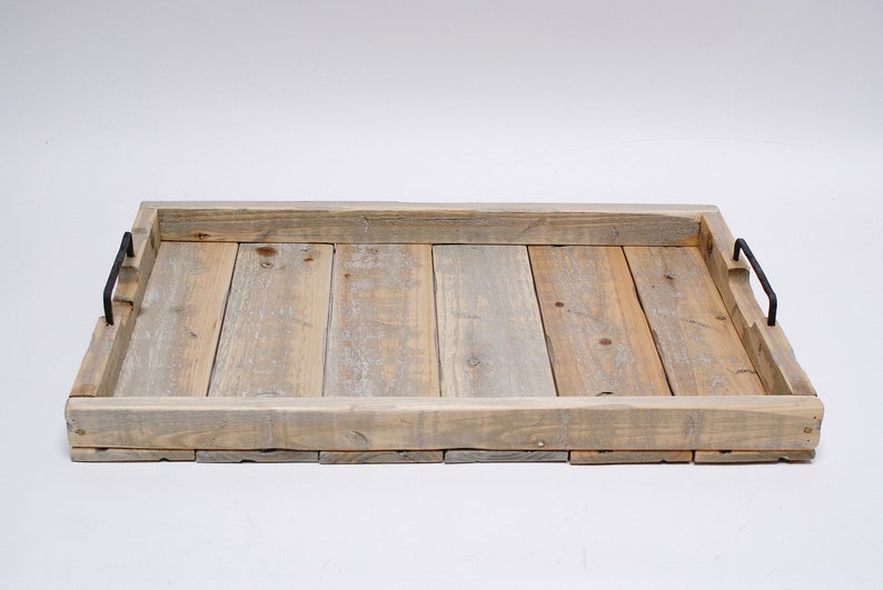 Rectangle Wood Rustic Tray With Handles wooden Decor Tray - Etsy Canada