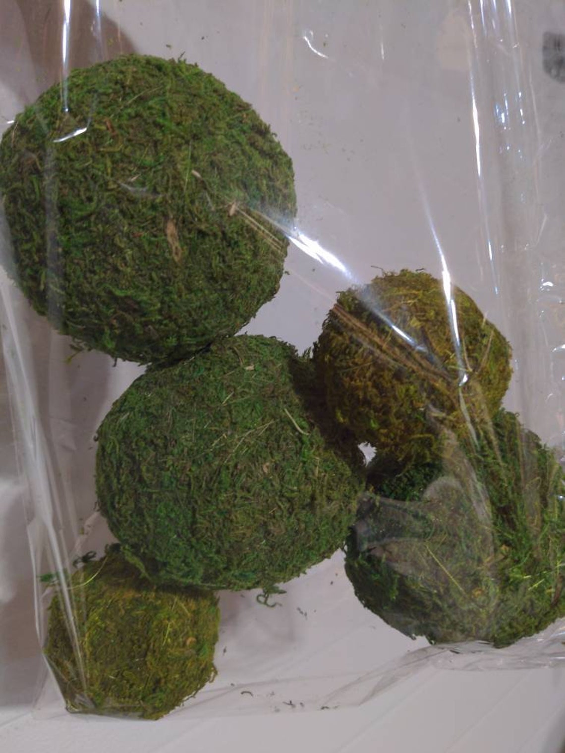 5 PC Moss Wicker Balls Only DIY Home Decor/table Decor - Etsy