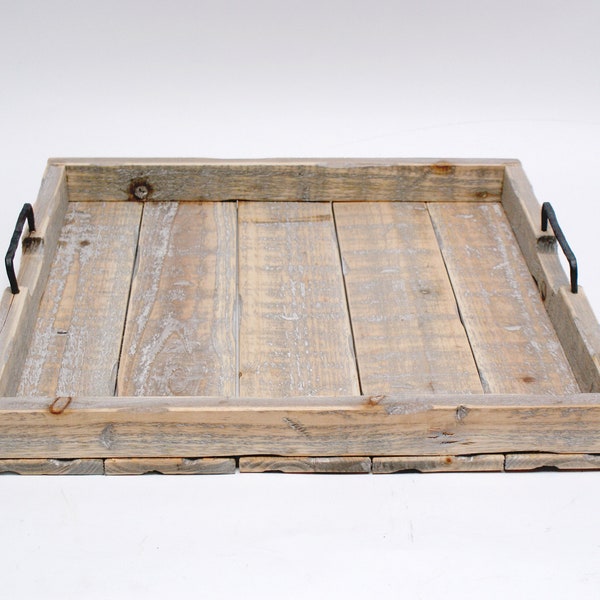 Wood Natural Square Tray - Etsy