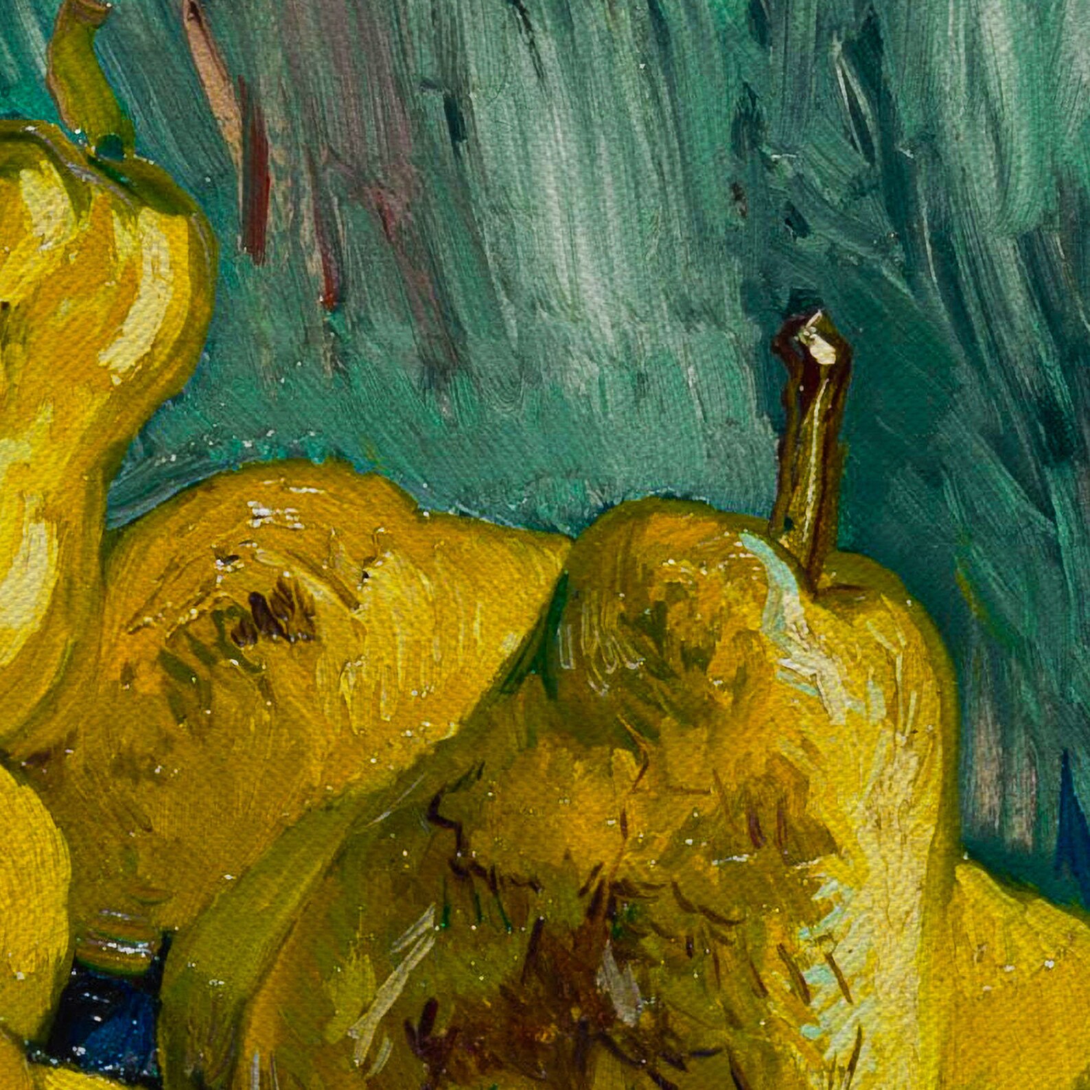 Vincent Van Gogh Still Life With Pears Wall Art Canvas Print - Etsy