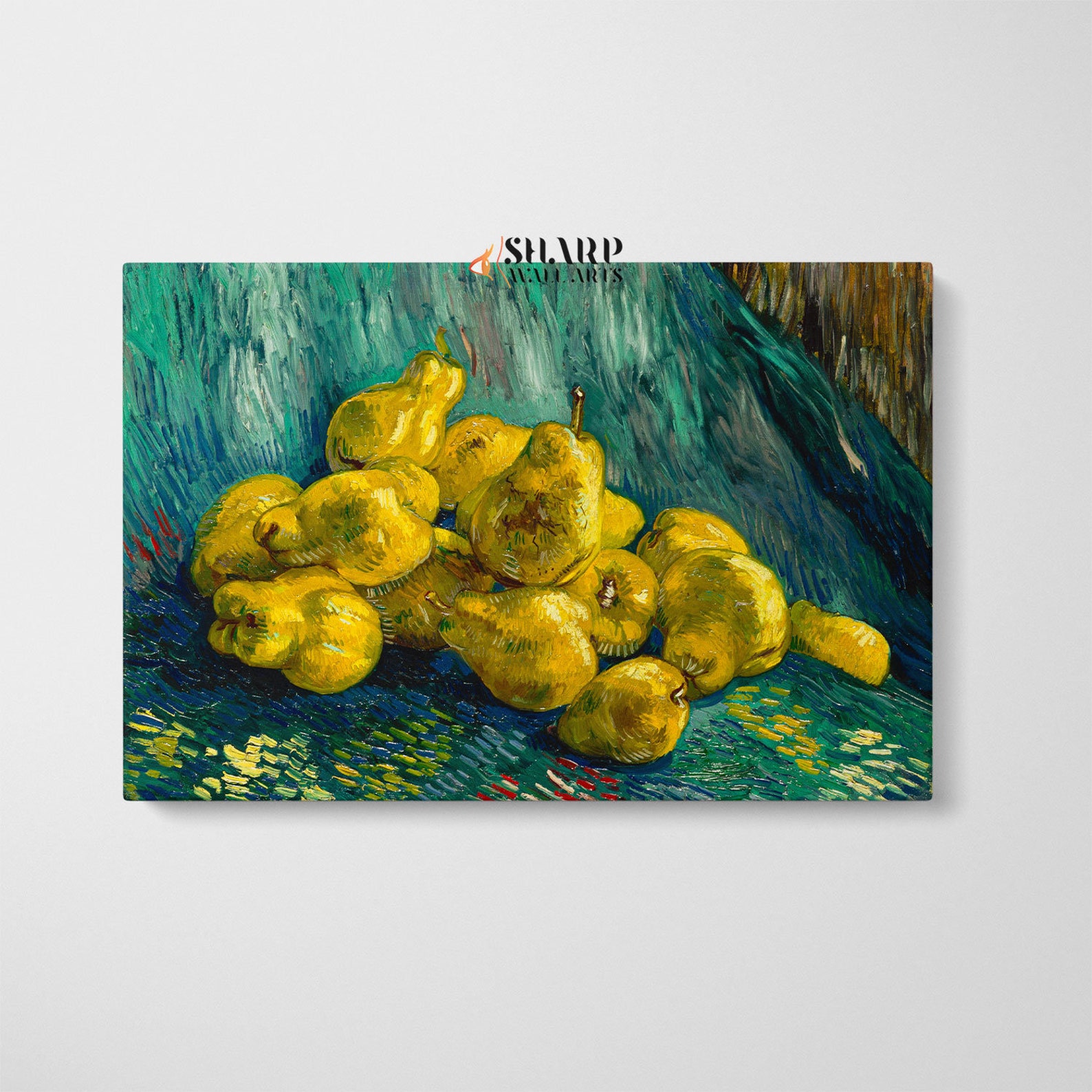 Vincent Van Gogh Still Life With Pears Wall Art Canvas Print, Kitchen ...