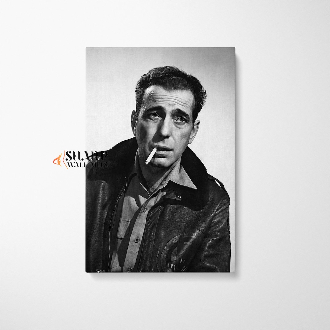 HUMPHREY BOGART POSTER Retro Wall Art, Iconic Wall Art, Celebrity Wall ...