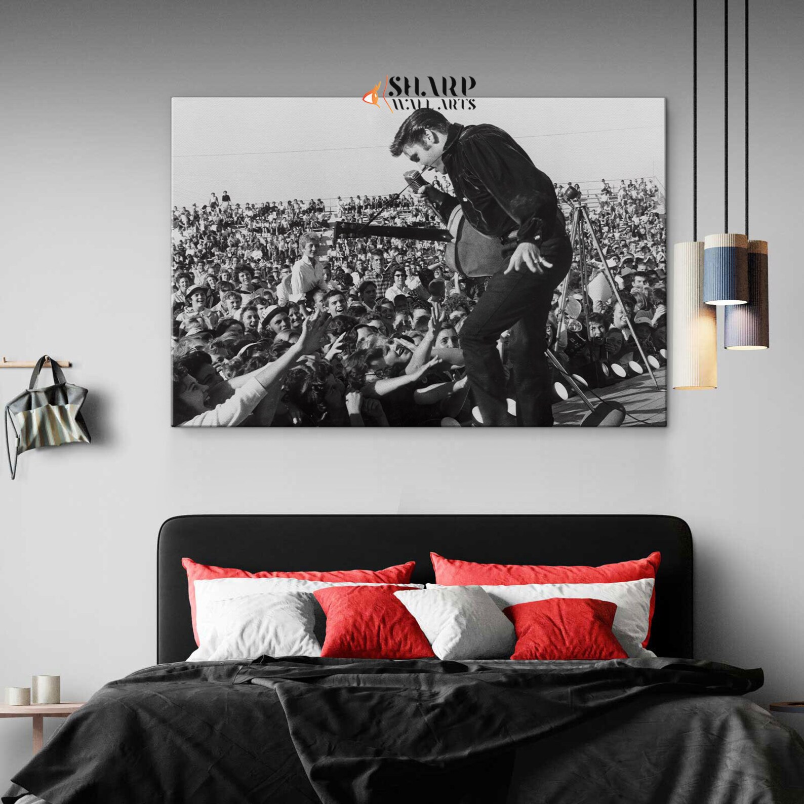 ELVIS PRESLEY Wall ART Rock and Roll Wall Art, Iconic Wall Art ...