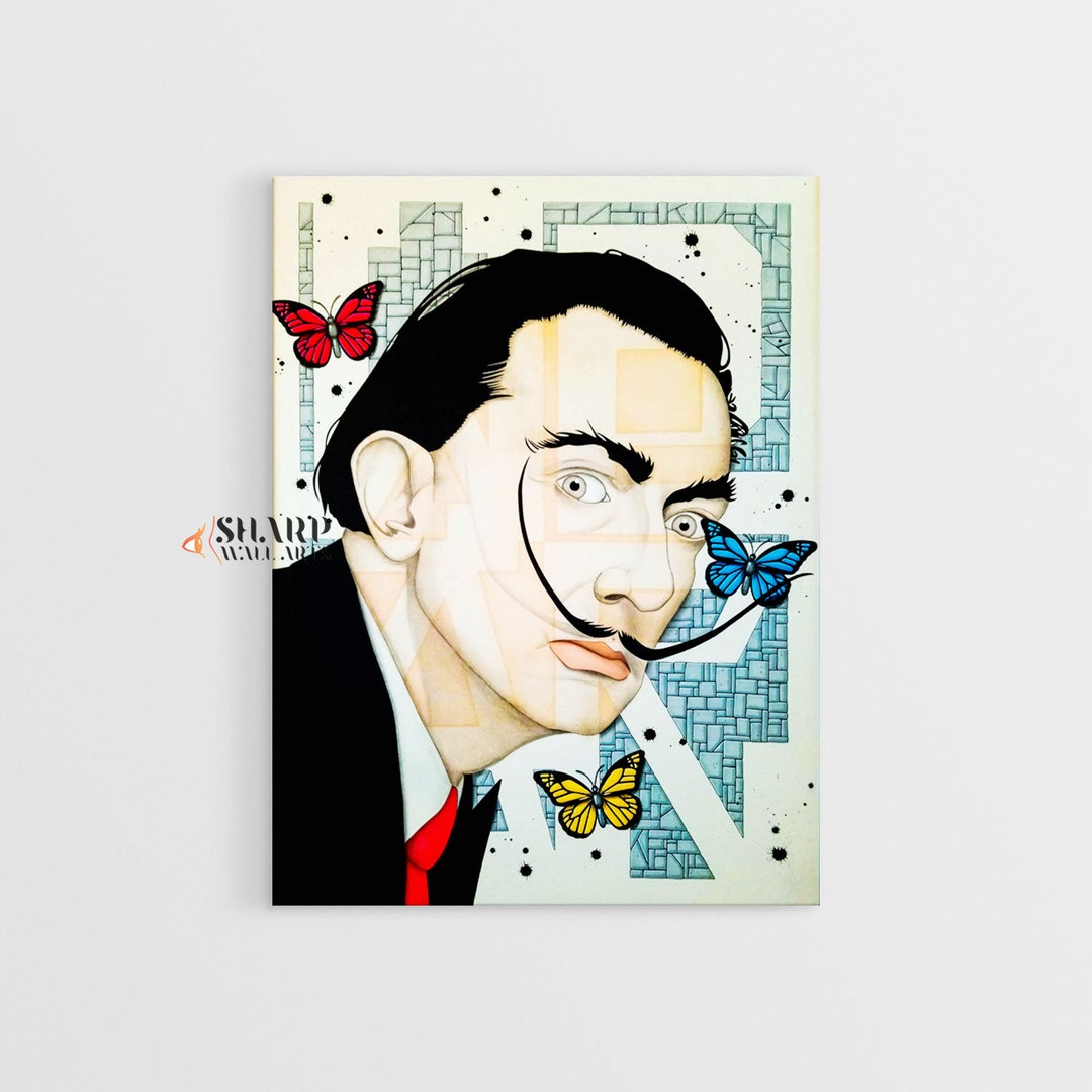 SALVADOR DALI PRINT Famous Artist Print Salvador Dali Butterfly Famous ...