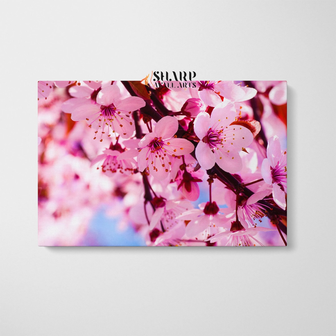 CHERRY BLOSSOM ART Cherry Blossom Tree Decor Japanese Art, Asian Art ...