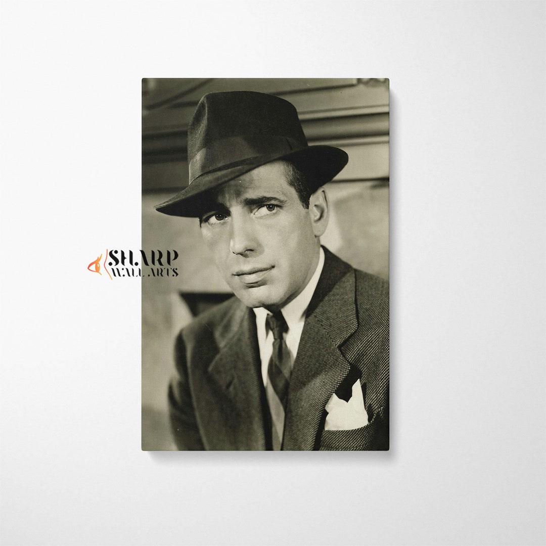 HUMPHREY BOGART POSTER Retro Wall Art, Iconic Wall Art, Celebrity Wall ...