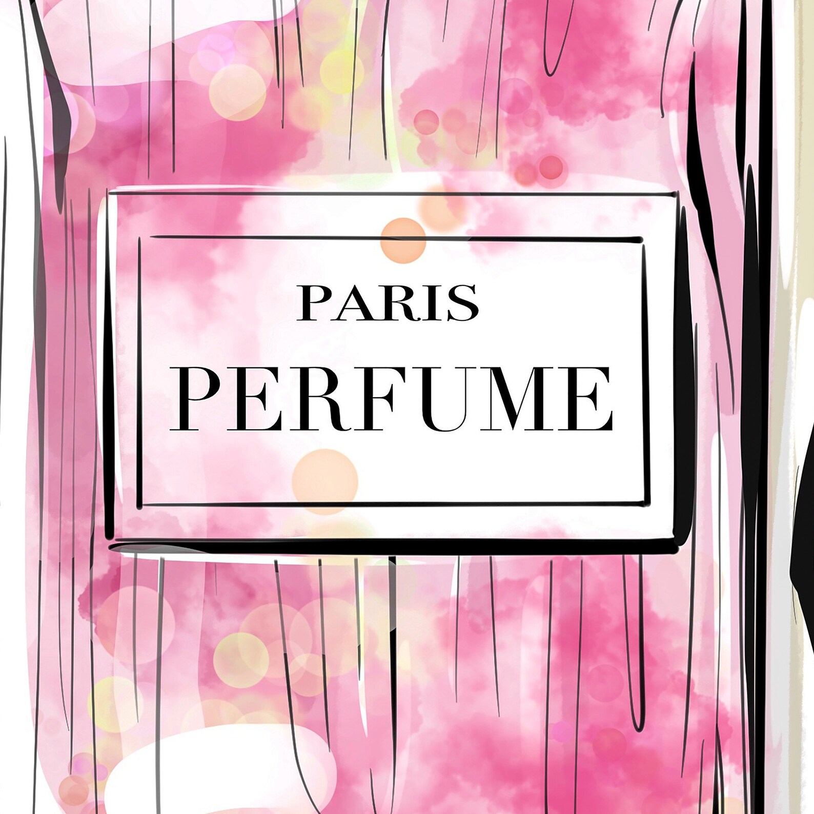 Perfume Canvas, Perfume Bottle Art, Perfume Wall Art, Glam Wall Art ...