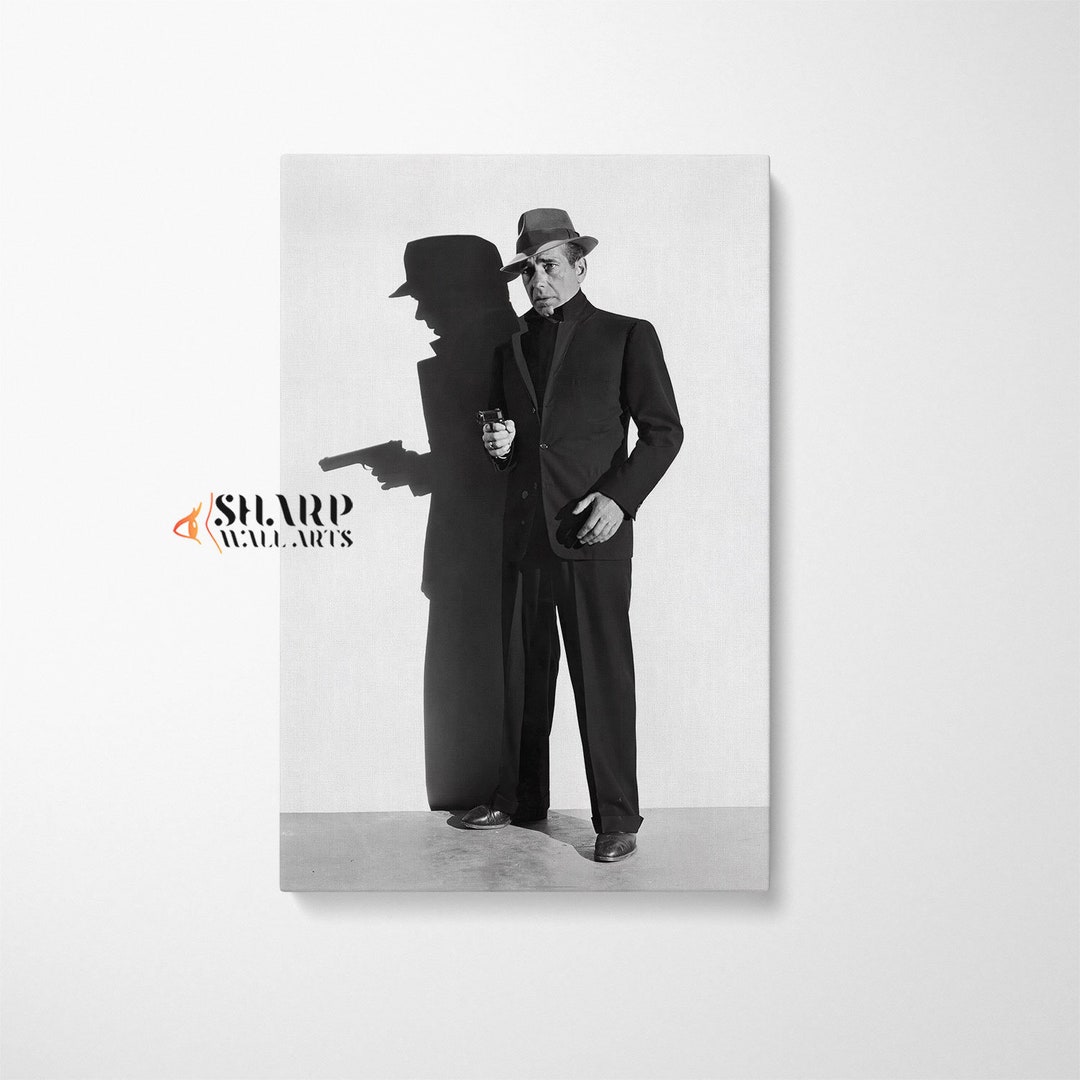 HUMPHREY BOGART Wall ART Vintage Art Print, Iconic Wall Art, Celebrity ...