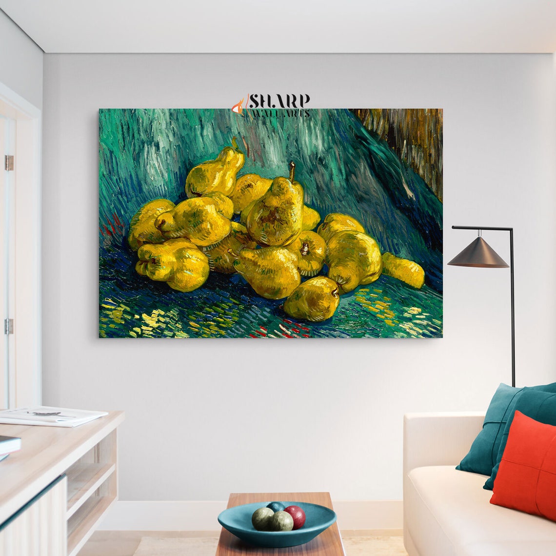 Vincent Van Gogh Still Life With Pears Wall Art Canvas Print - Etsy