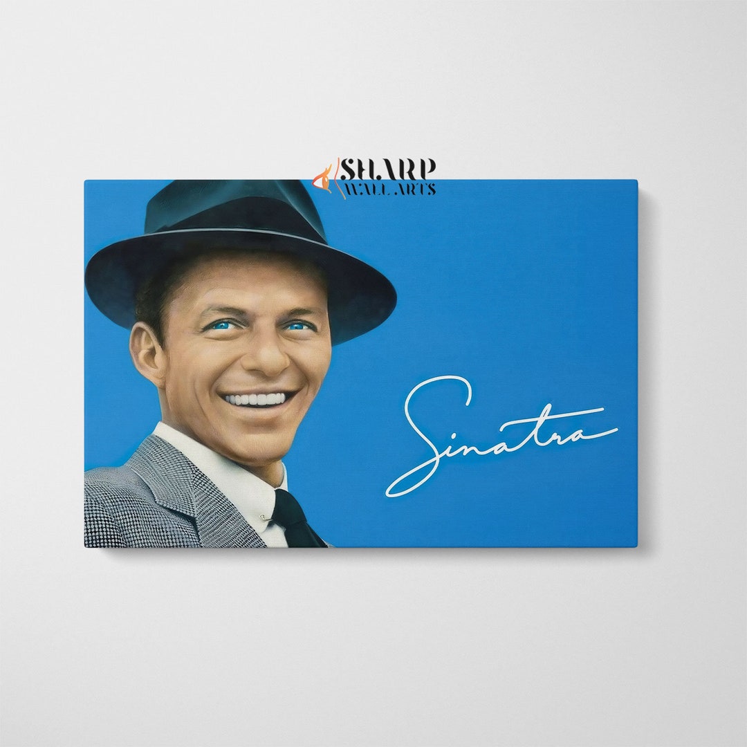 FRANK SINATRA CANVAS Wall Art Print, Vintage Art Print, Iconic Wall Art ...