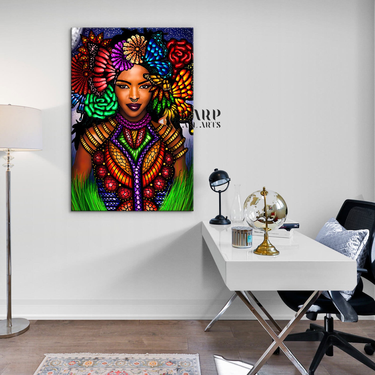 AFRICAN AMERICAN Wall ART Tribal Art Large African Art Print - Etsy