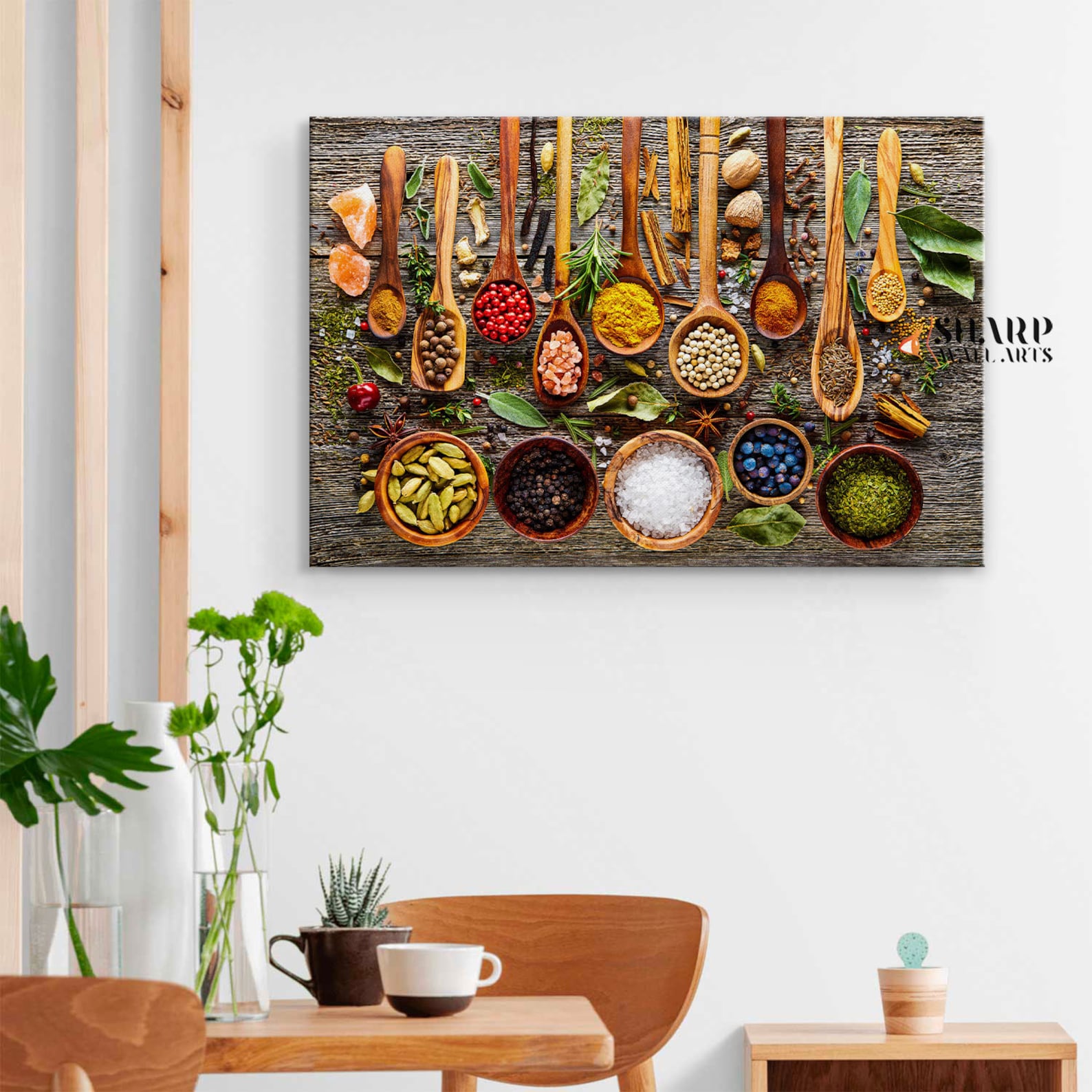 KITCHEN WALL ART Canvas Print Spices Wall Art Food Wall Art - Etsy