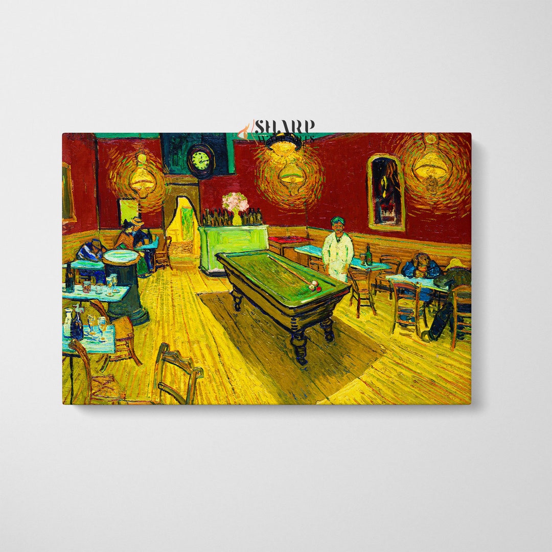 VINCENT Van GOGH PRINT the Nigh Cafe Print, Famous Painting, Abstract ...