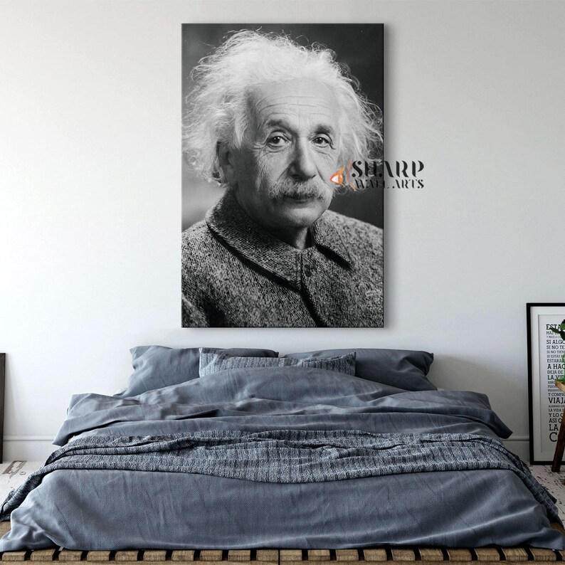 ALBERT EINSTEIN Wall ART Famous People Art Vintage Art Print - Etsy