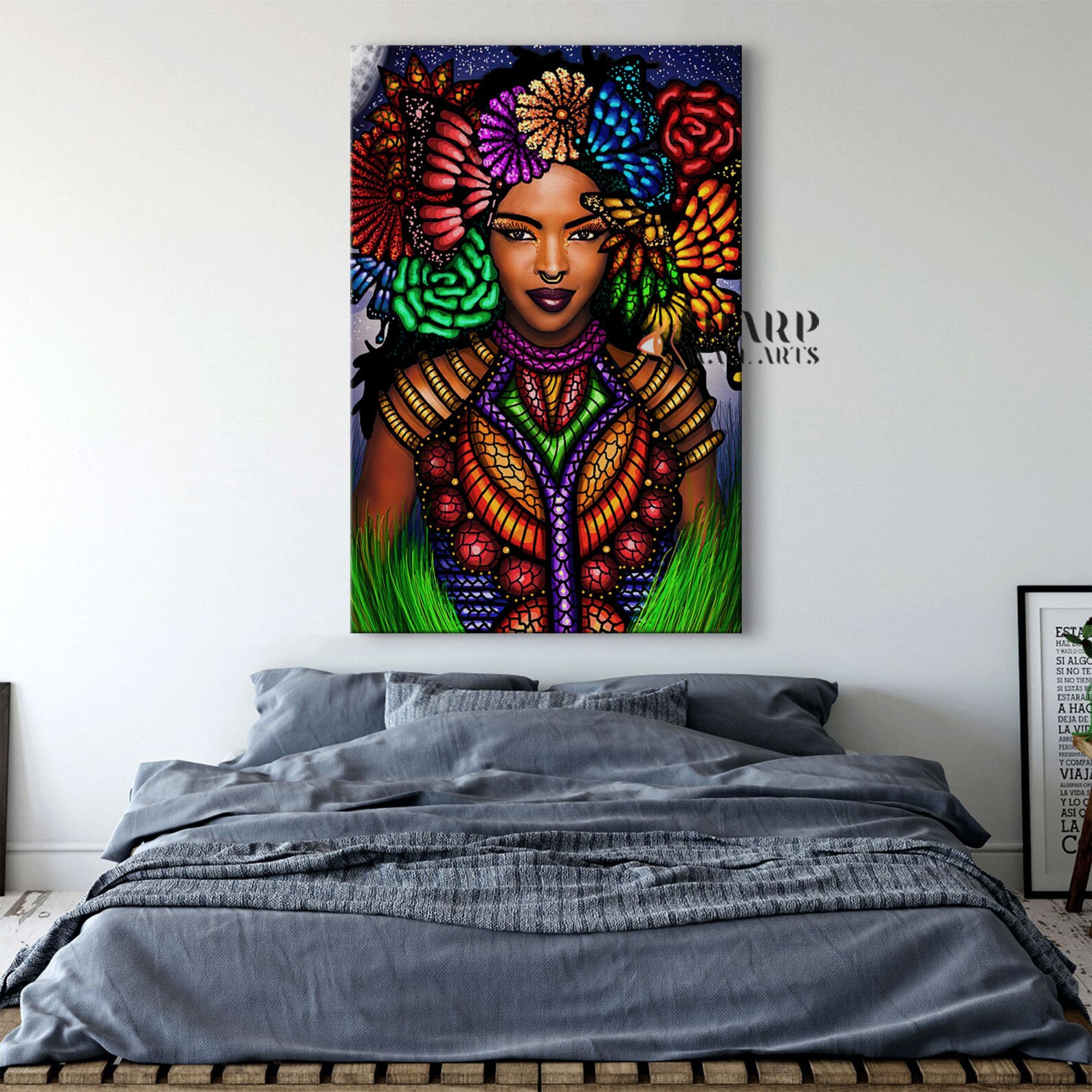 AFRICAN AMERICAN Wall ART Tribal Art Large African Art Print - Etsy