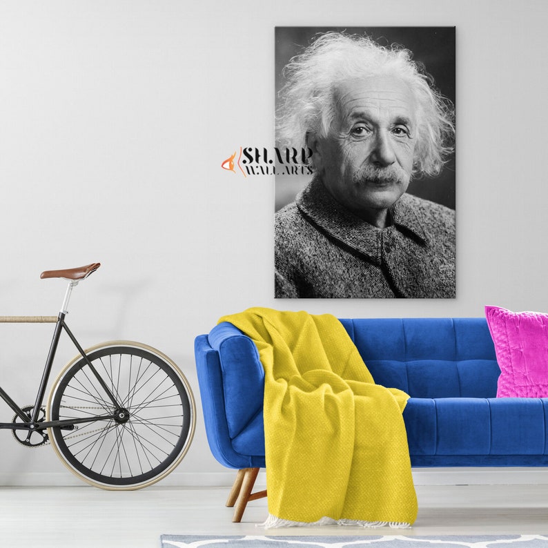 ALBERT EINSTEIN Wall ART Famous People Art Vintage Art Print - Etsy