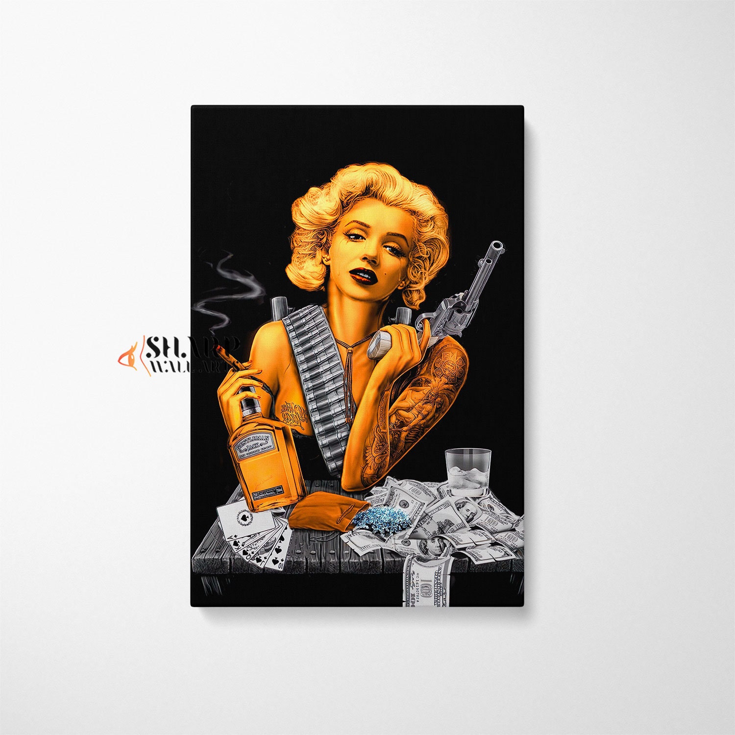 Gangster Marilyn Monroe Poster Marilyn Monroe Gangster