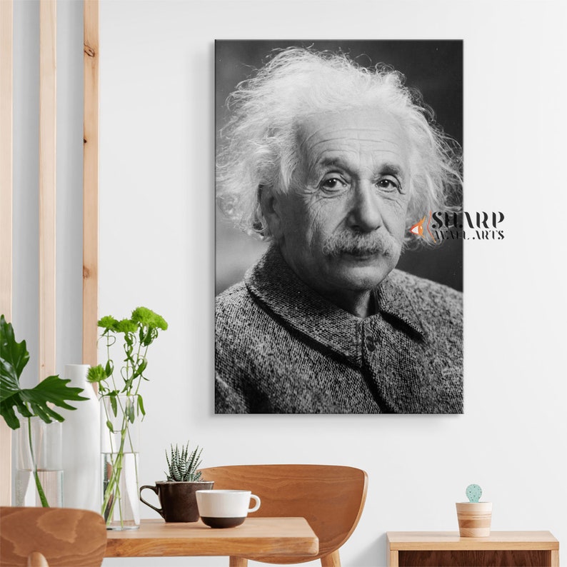 ALBERT EINSTEIN Wall ART Famous People Art Vintage Art Print - Etsy