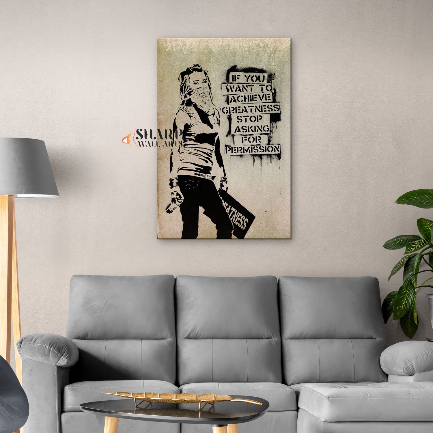 Banksy Canvas Banksy Print Banksy Art Print Banksy Wall - Etsy