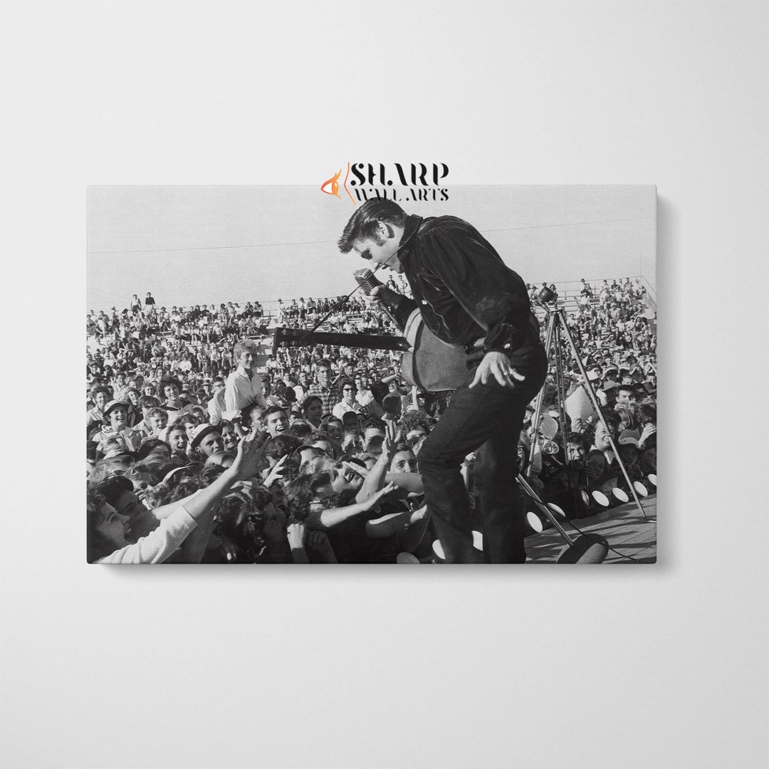 ELVIS PRESLEY Wall ART Rock and Roll Wall Art, Iconic Wall Art ...
