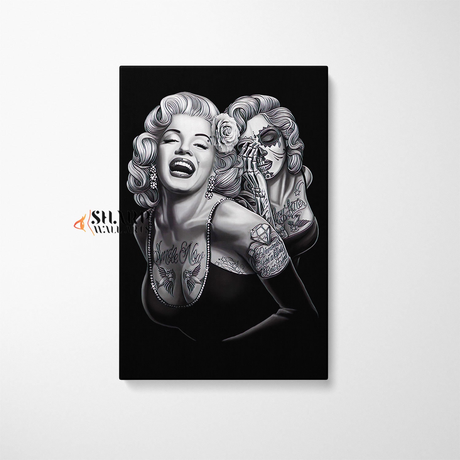 Marilyn Monroe Gangster Plakat Marilyn Monroe Gangster Art Framed