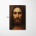 REAL FACE of JESUS Christ Art, Face of God Artwork, Religious Room ...