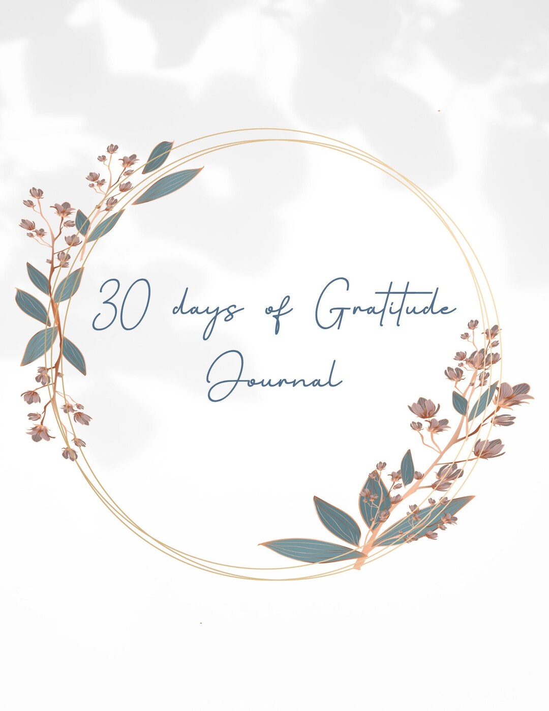 30 Days of Gratitude Journal- Page a Day Journal - Etsy