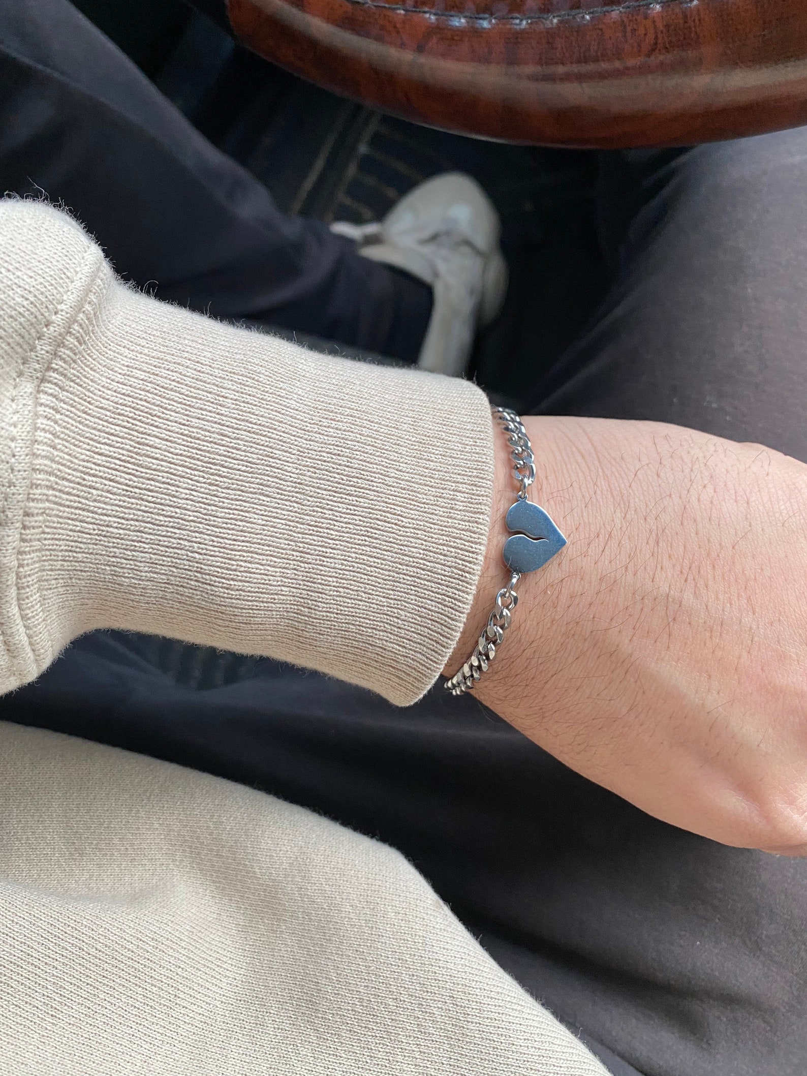 Broken Heart Bracelet | Etsy