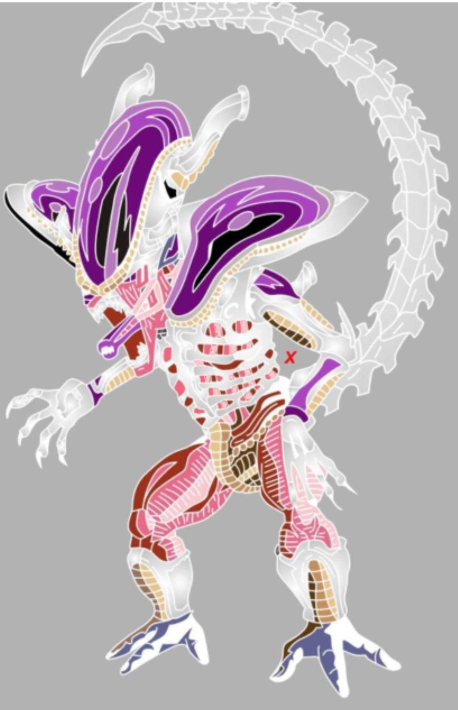 Frieza-xenomorph Pin - Etsy