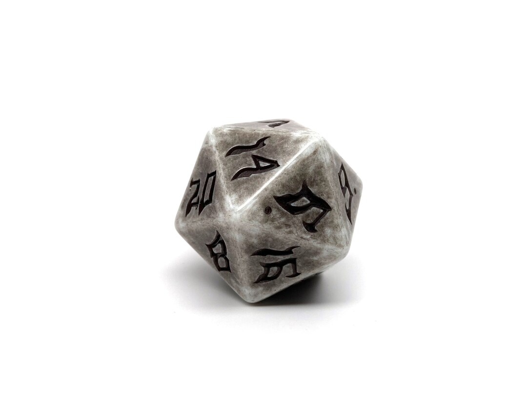 Stone Giant D20 Huge 48mm Plastic Dice 20 Sided Dice - Etsy