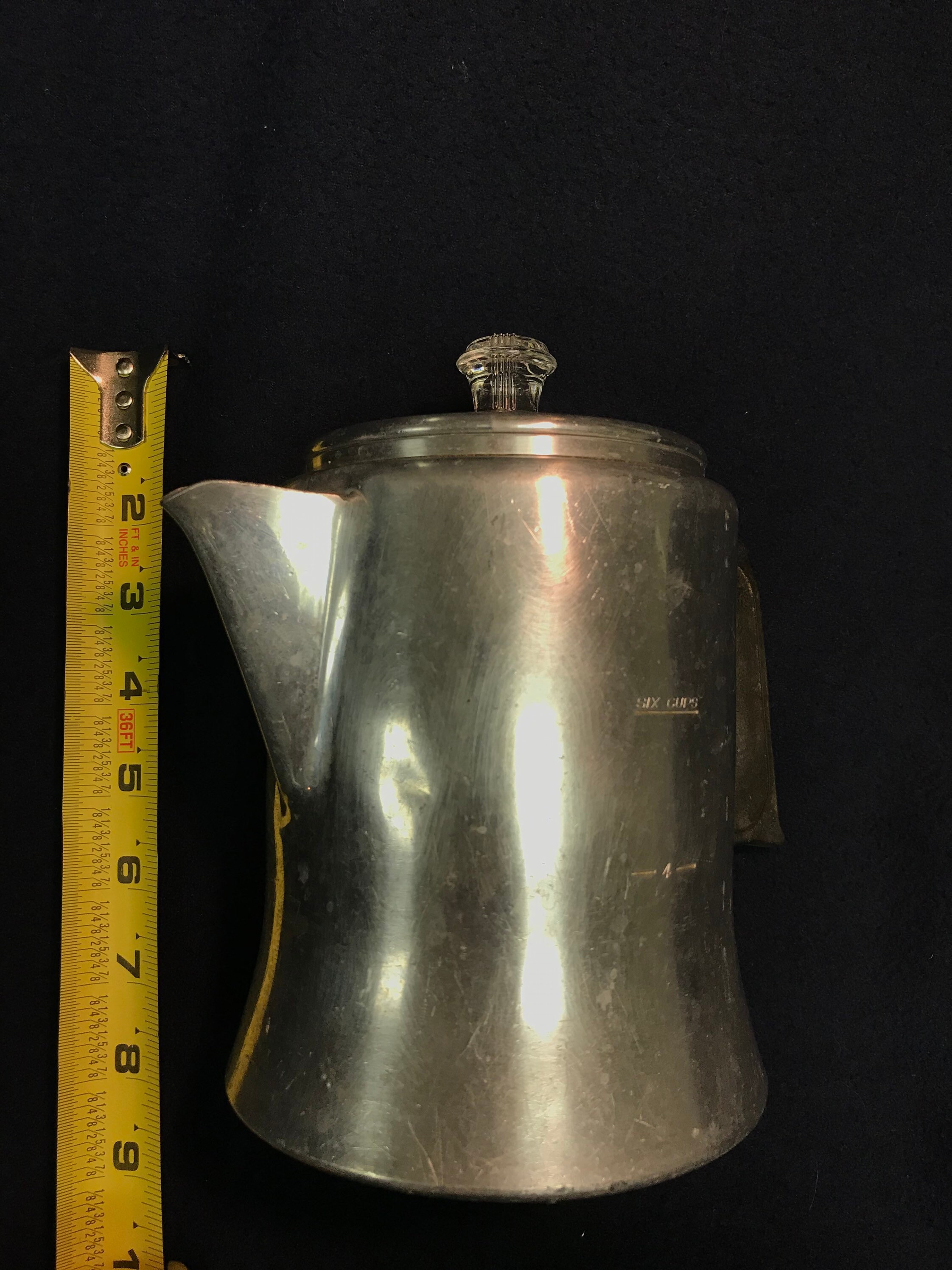 Vintage Mirro Aluminum Coffee Pot, Percolator, Camping Coffee Maker ...
