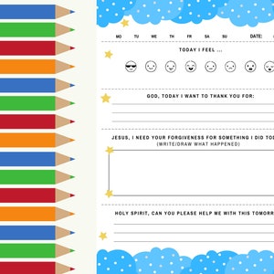 Catholic Kids Gratitude Journal Rainbow Kids Journal Prayer Journal ...