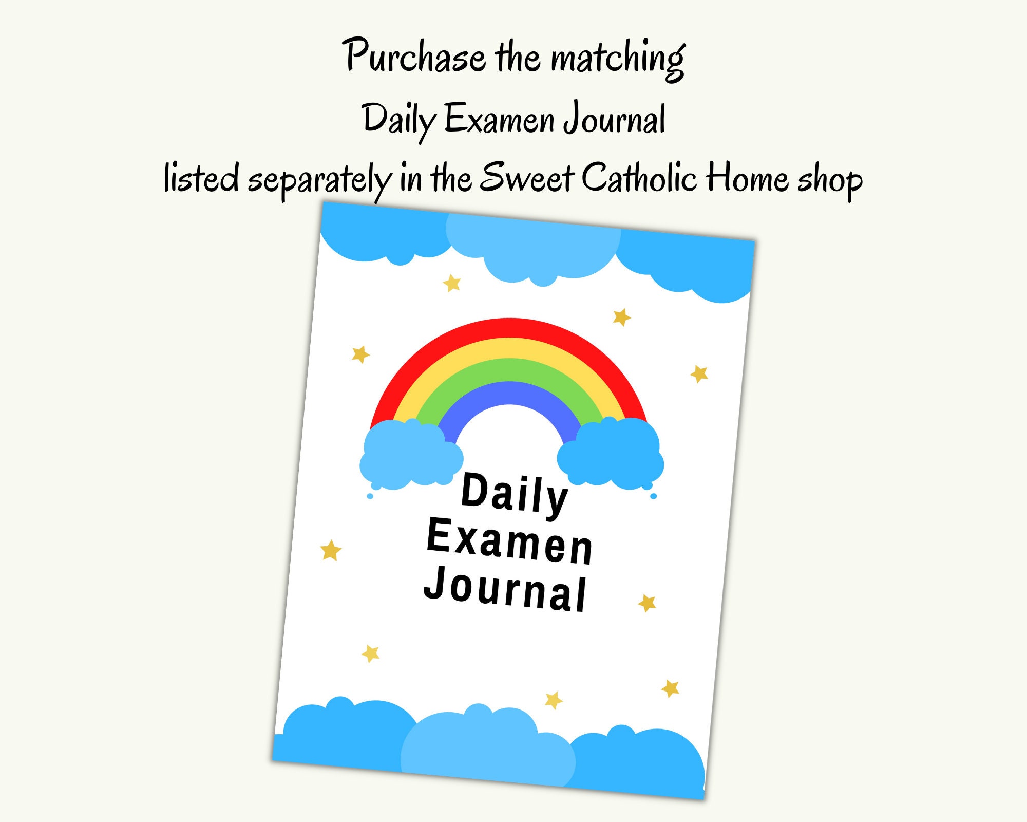 Catholic Kids Mass Journal Rainbow Kids Journal Prayer Journal ...