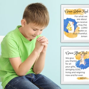 Grace After Meal Prayer Meal Prayer Sign Physical Product A Beautiful ...