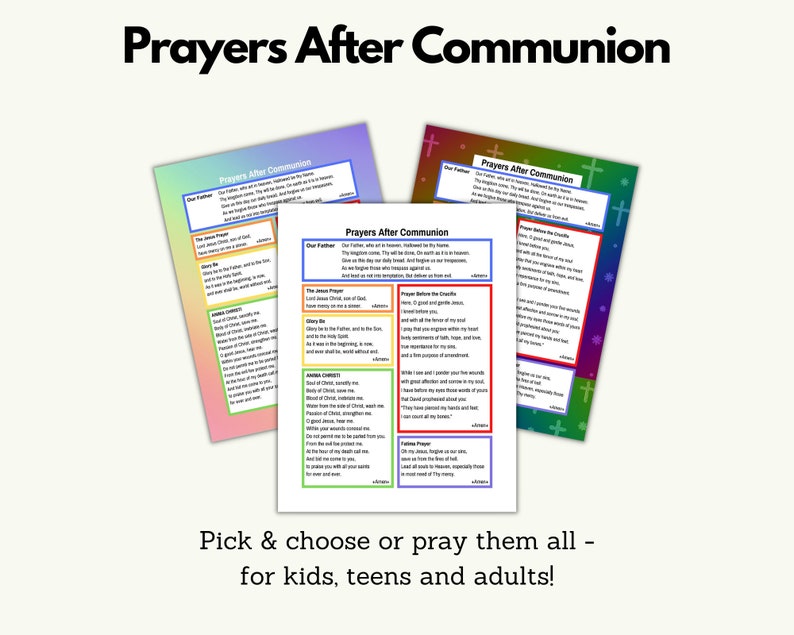 Catholic Kids Mass Journal Rainbow Kids Journal Prayer Journal ...