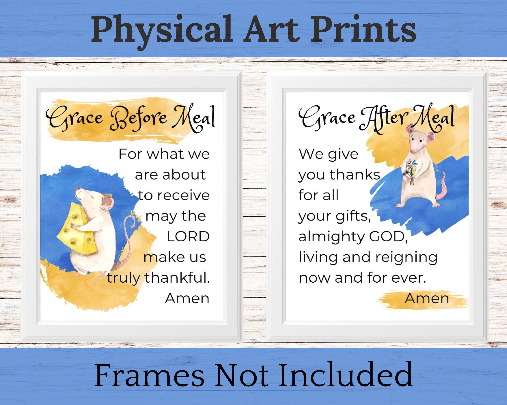 Grace After Meal Prayer Meal Prayer Sign Physical Product A Beautiful ...