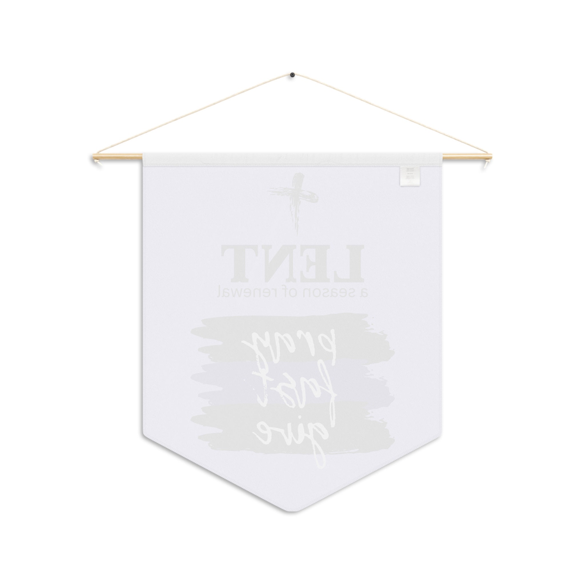 Lent Pray Fast Give Catholic Christian Front Door Hanging Decor ...