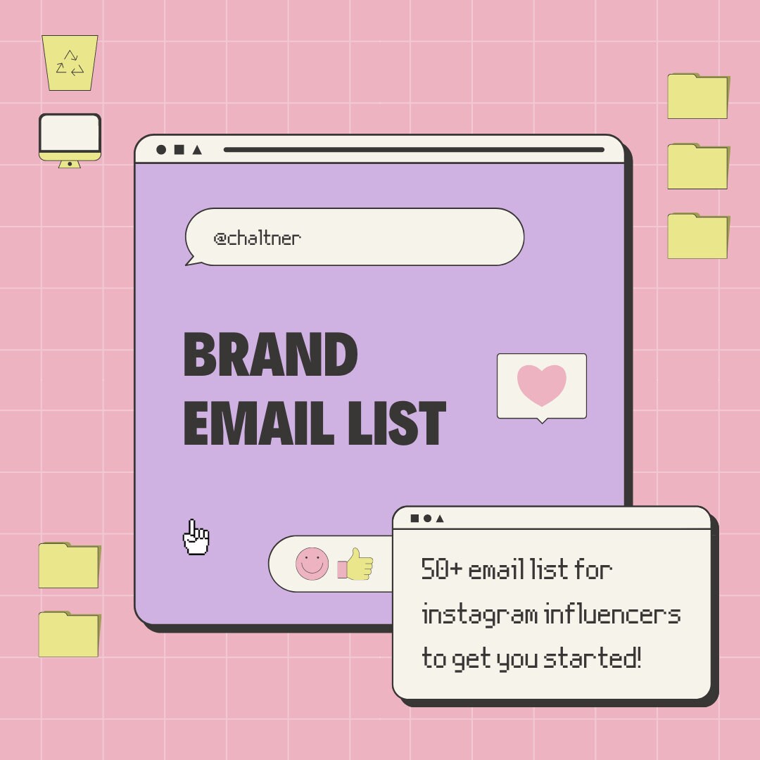 Influencer Brand Email List | Fashion Blogger Work With Brand on ...