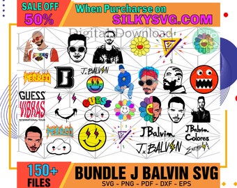 Balvin Svg - Etsy