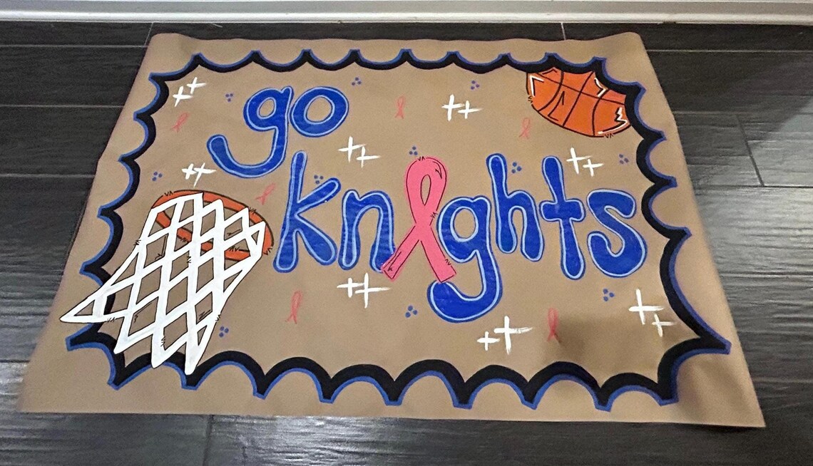 Handpainted Sports Birthday Banner: Custom Team Sign - Etsy