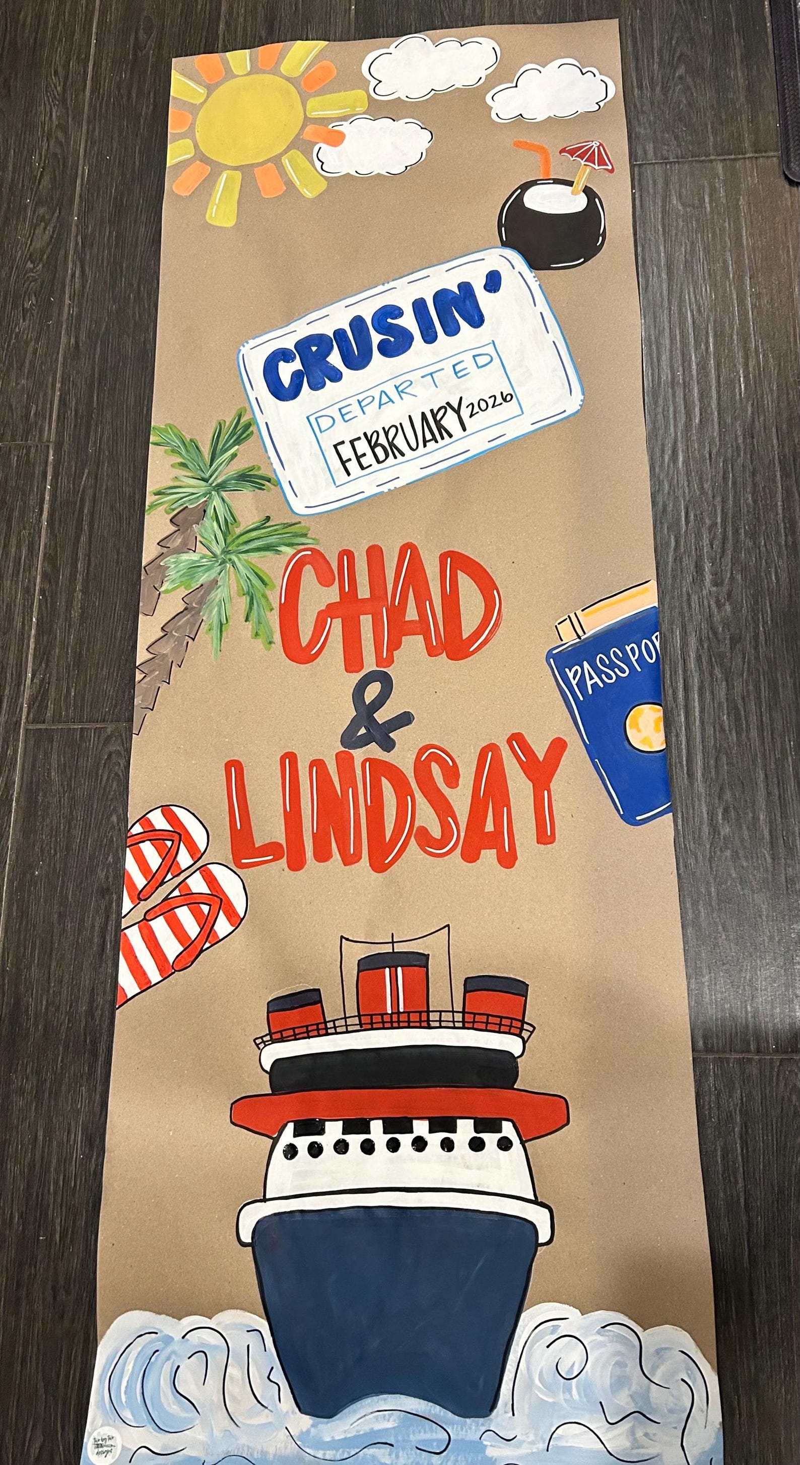 Custom Cruise Banner; Handpainted Order - Etsy