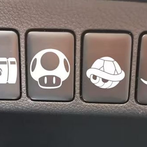 Blank Car Buttons Decal - Etsy