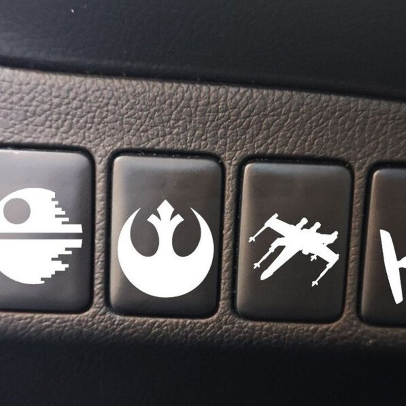 Car Button Stickers - Etsy