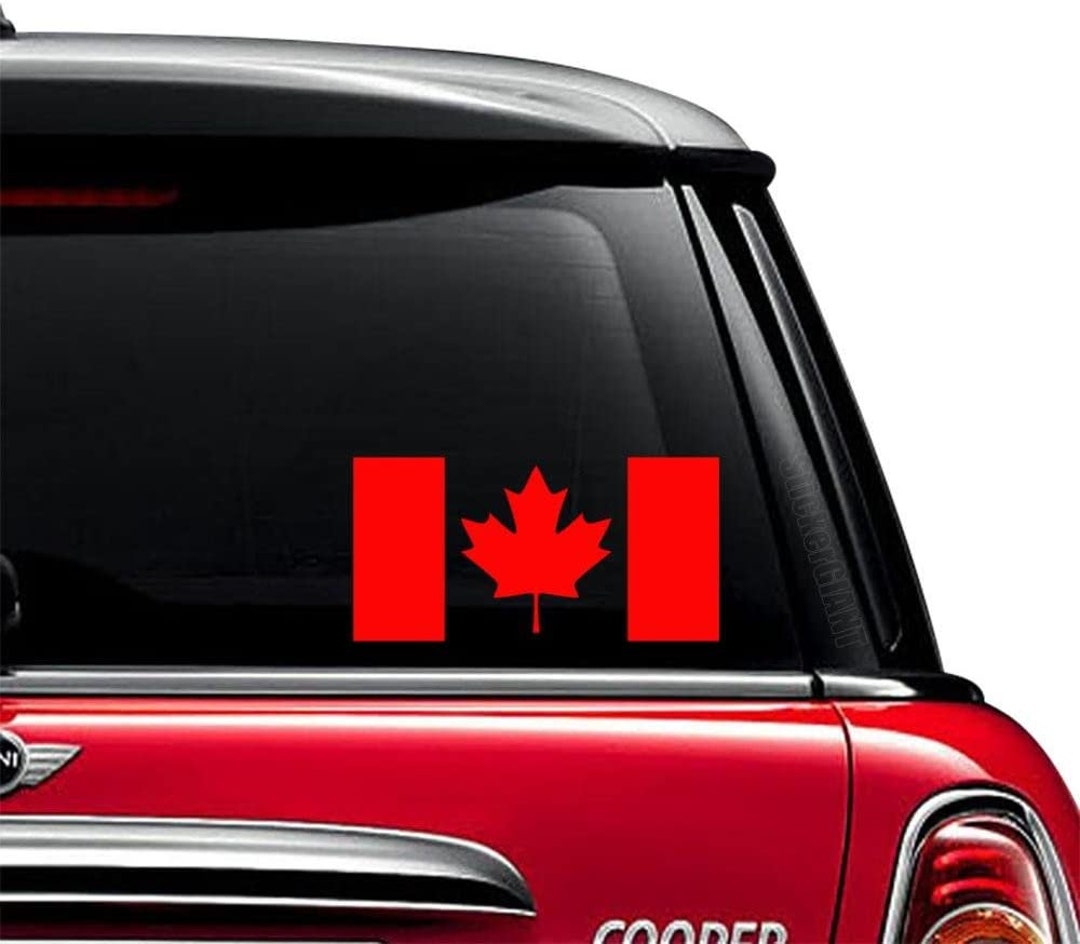 Canada Canadian Flag Maple Leaf Vinyl Decal Sticker - Etsy