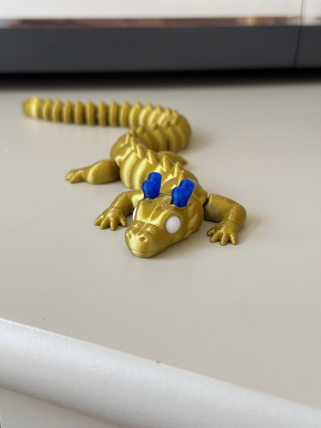 3D Printed Multicolor Articulated Baby Dragon - Etsy