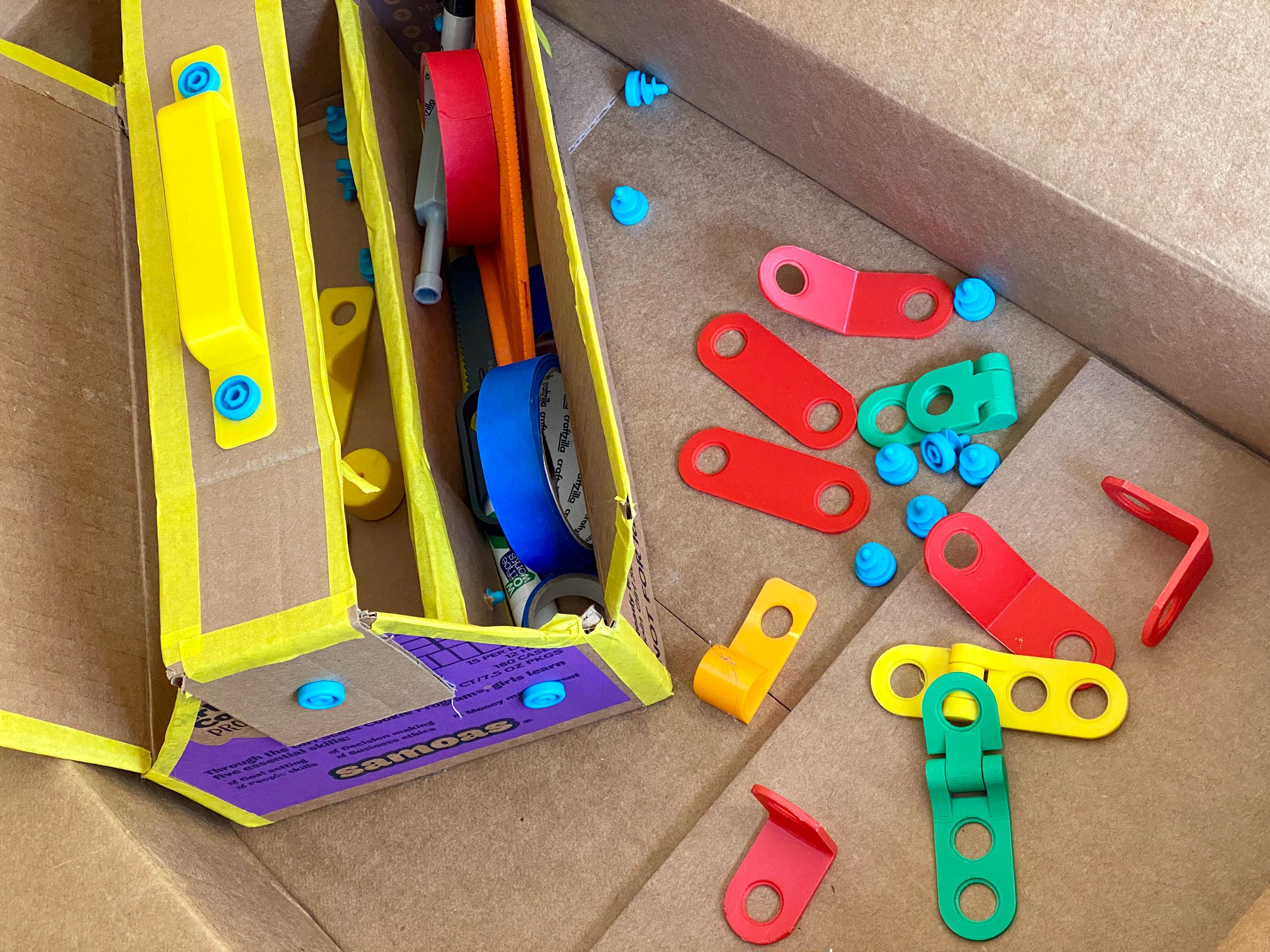 FILES ONLY - Kids Cardboard Construction Maker Set Files - Etsy