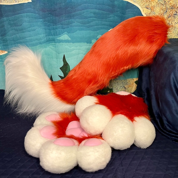 Furry Ears Tail Paws Etsy