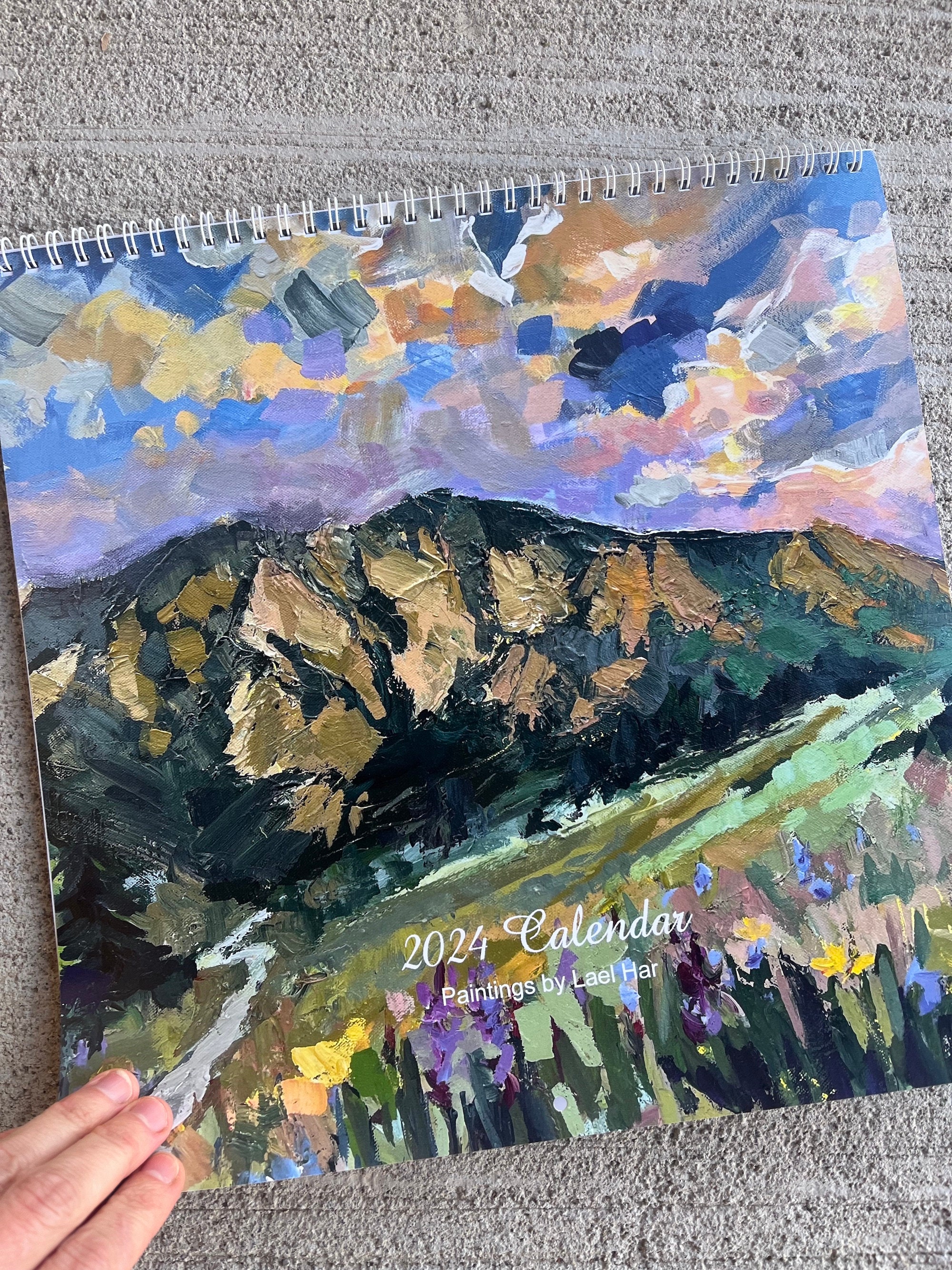 2024 Art Calendar Featuring Paintings by Lael Har - Etsy