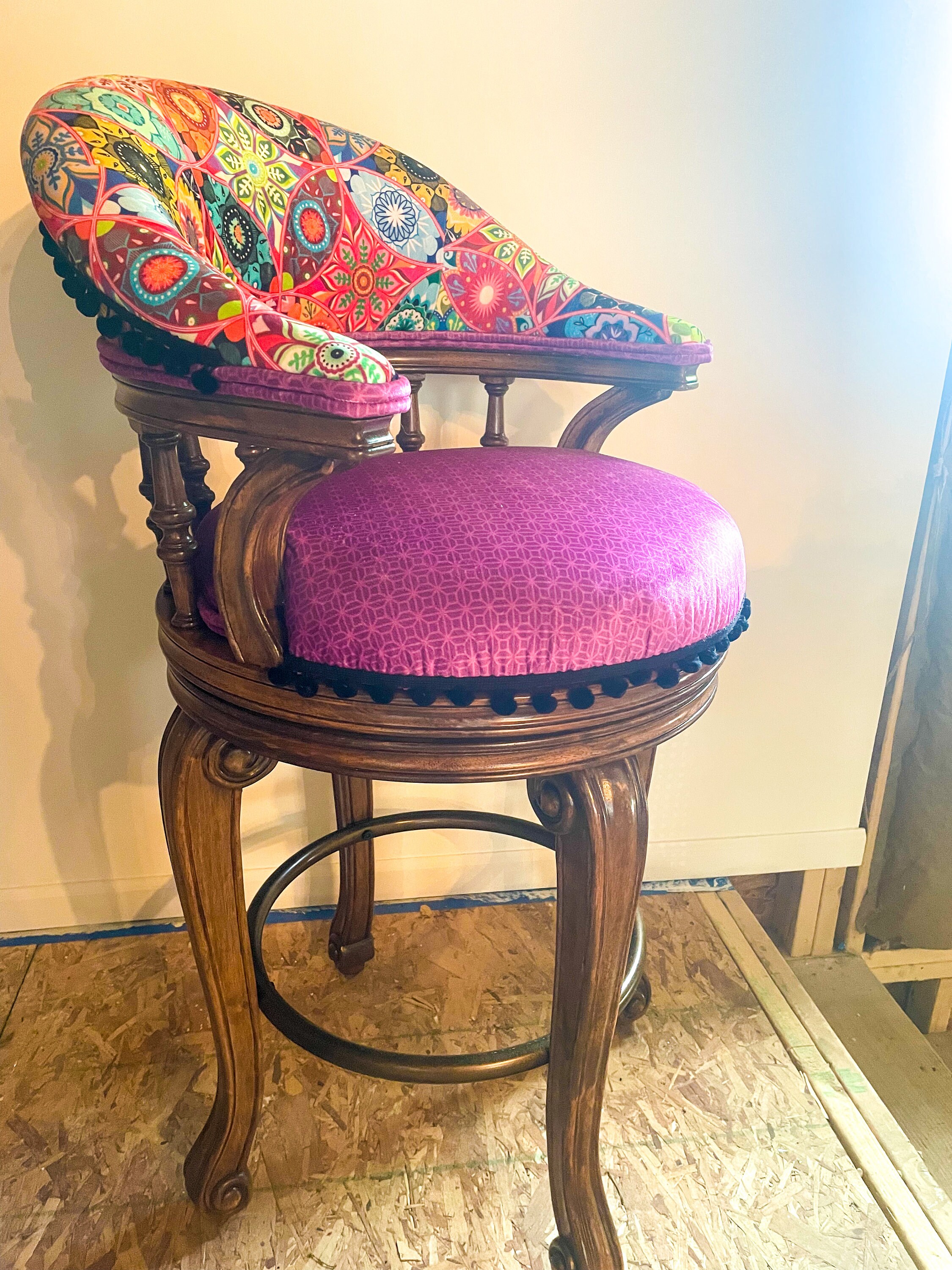 Set of 4 Moroccan-inspired Barstools - Etsy