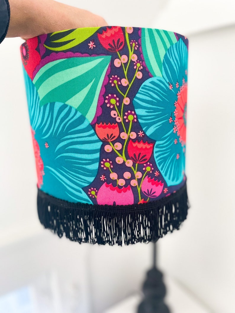 Custom Boho Floral Lampshade - Etsy